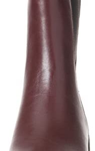 Amazon Essentials Women's Chunky Sole Chelsea Boot, Black Oxblood, 7.5 Wide