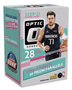 2020-2021 donruss optic basketball blaster box - 28 trading cards per box