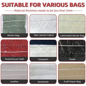 SDRTOP Electric Bag Sewing Machine Industrial Handheld Bag Closer Closing Stitcher GK9-900 Automatic Woven Bag Sewer Packing Machine for Rice Woven Leather Snakeskin Bag Sack