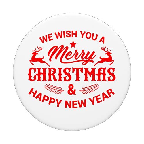 CHRISTMAS DECO NEW YEAR'S EVE GREETINGS WOMENS MENS KIDS PopSockets Swappable PopGrip