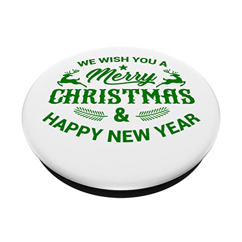 CHRISTMAS DECO NEW YEAR'S EVE GREETINGS WOMENS MENS KIDS PopSockets Swappable PopGrip