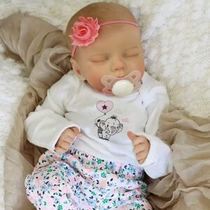 babeside 17" realistic reborn baby dolls - soft body, anatomically correct, with diaper, soothe toy, bottle, pacifier & birth certificate