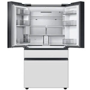 SAMSUNG RF29BB860012 29 Cu. Ft. White Glass Bespoke 4-Door French Door Refrigerator