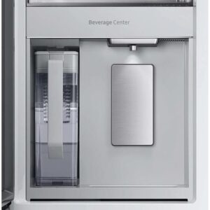 SAMSUNG RF29BB860012 29 Cu. Ft. White Glass Bespoke 4-Door French Door Refrigerator