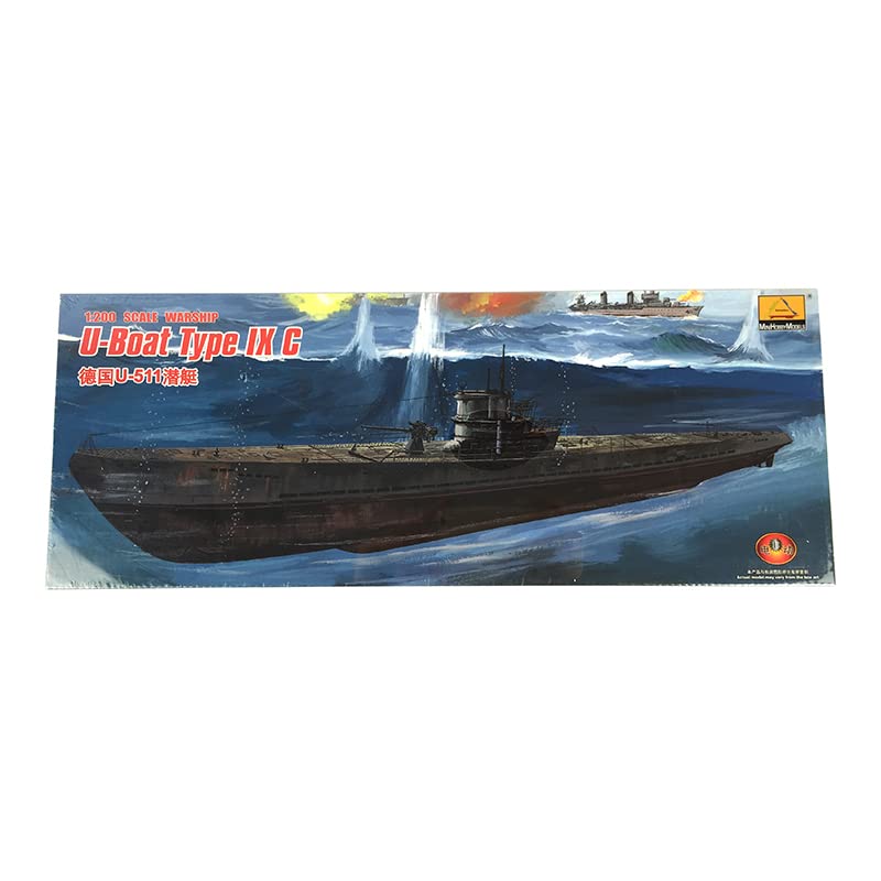 Toucan Rc Hobby Minihobby 80915 1/200 German U-Boat Type Ix C Submarine Model Kit with Motor DIY