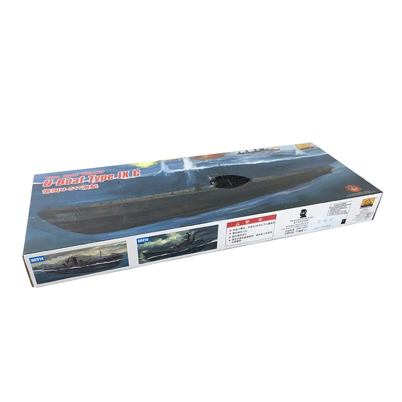 Toucan Rc Hobby Minihobby 80915 1/200 German U-Boat Type Ix C Submarine Model Kit with Motor DIY