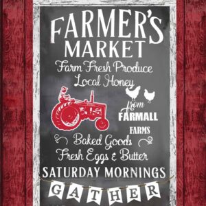 Farmall Tractor Fabric Bundle, Farmer's Market Collection, Fat Quarters and Large Panel