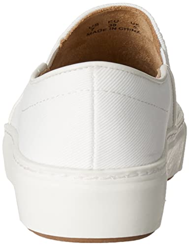 Amazon Essentials Women's Slip on Sneaker, White, 10