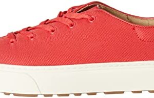 Amazon Essentials Women's Lace Up Sneaker, Red, 9