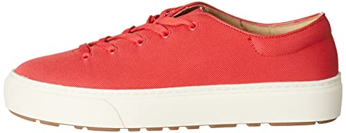 Amazon Essentials Women's Lace Up Sneaker, Red, 9