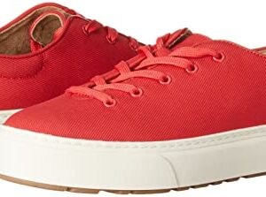 Amazon Essentials Women's Lace Up Sneaker, Red, 9