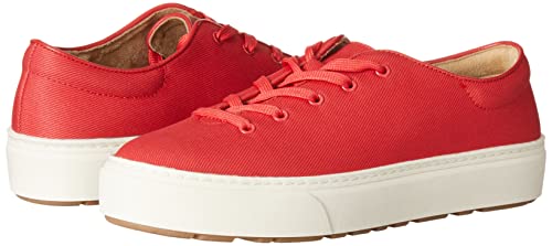 Amazon Essentials Women's Lace Up Sneaker, Red, 9