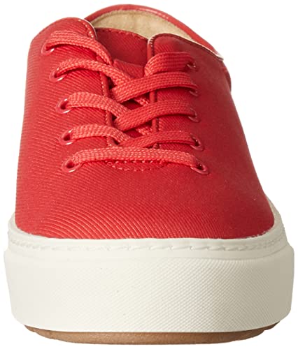 Amazon Essentials Women's Lace Up Sneaker, Red, 9