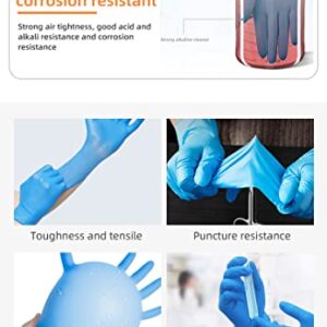 GLOVEHOUSE Nitrile Gloves, Medical, Powder-Free, Latex-Free, Disposable, Law Enforcement, Tattoo Artists & More (Pack of 1, Large)