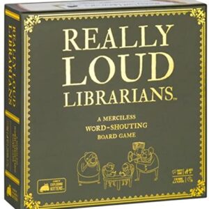 Exploding Kittens Presents Really Loud Librarians - Fast-Paced Board Games for Adults and Kids Age 8 and Up, Perfect Family Night Fun & Parties, Word-Shouting Family Games, Easy to Learn Outdoor Games