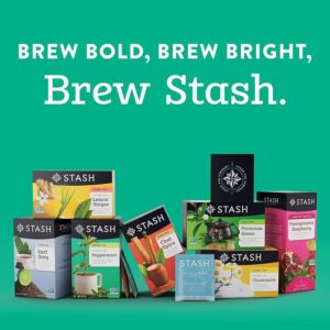 Stash Tea Bold Black Tea Sampler - Assortment of Caffeinated Premium Teas, Including English Breakfast, Irish Breakfast and Earl Grey Tea, 18-20 Count (Pack of 3)