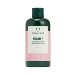 the body shop vitamin e cream cleanser - hydration for all skin types - vegan - 8.4 fl oz