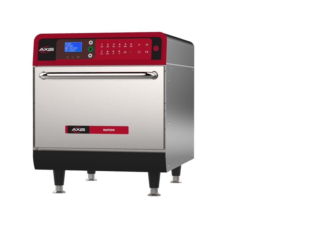 MVP Axis Rapido Commercial Kitchen Rapid Speed Oven, impinged air, infrared and microwave, ventless, variable speed, 86° to 536°F (208)