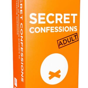 Secret Confessions: Adult Party Game - The Game of Anonymous Answers to Embarrassing Questions, Ideal for Game Night, Adult Games, Card Games for Adults