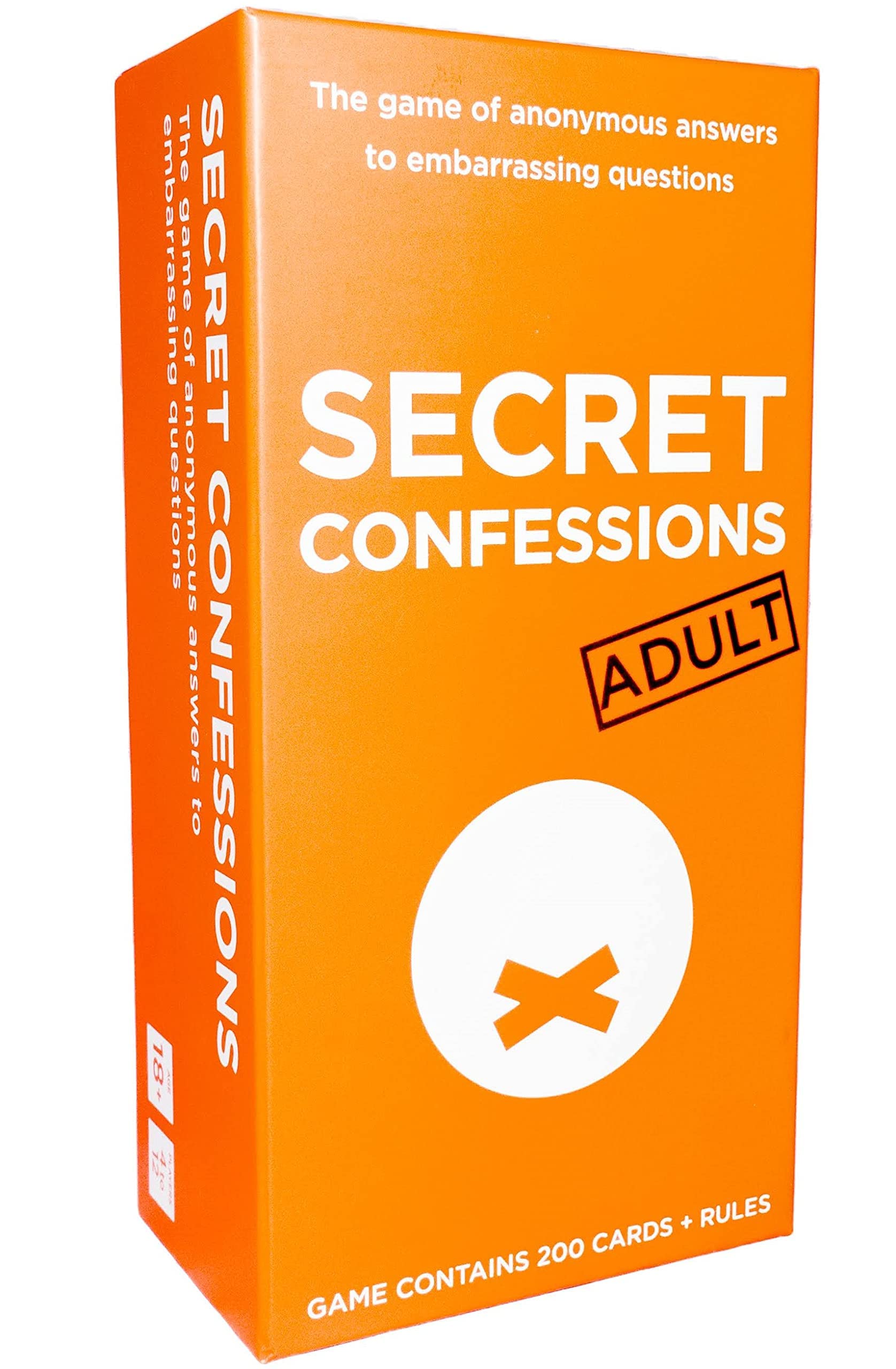 Secret Confessions: Adult Party Game - The Game of Anonymous Answers to Embarrassing Questions, Ideal for Game Night, Adult Games, Card Games for Adults