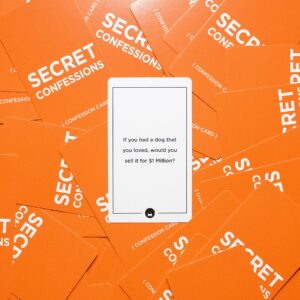 Secret Confessions: Adult Party Game - The Game of Anonymous Answers to Embarrassing Questions, Ideal for Game Night, Adult Games, Card Games for Adults