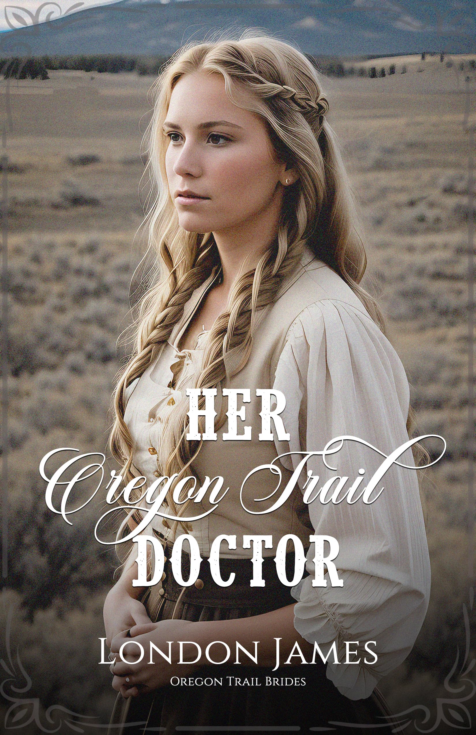 Her Oregon Trail Doctor: A Clean Wagon Train Western Historical Romance (Book #1) (Oregon Trail Brides)