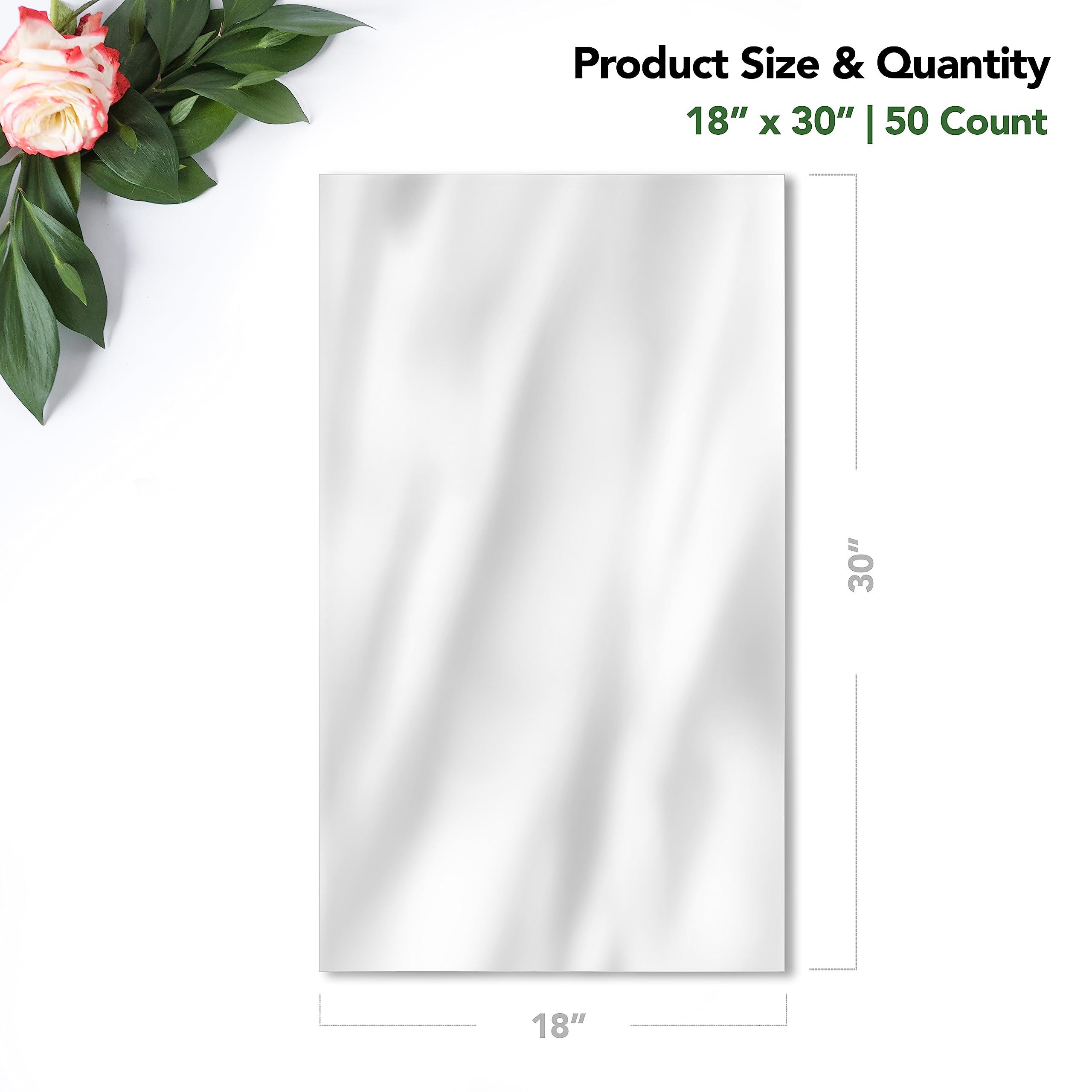 Seal Fresh Extra Large Cellophane Bags (Ribbon and Basket NOT Included) – 18" x 30" (50 Count) – Clear Basket Wrapping Bags, Cellophane Gift Bags, Large Cellophane Bags, Clear Gift Bags, Clear Cellophane Bags, Cellophane Bag, Cello Bags, Basket Bags, Plas