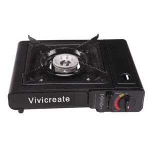 vivicreate portable stove camping bbq korean kitchen camp butane gas burner stove