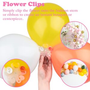 Balloon Arch Kit Balloon Garland Decorating Strip Kit, Balloon Tape Strips Double Hole with Dot Glue Point Stickers, Balloon Flower Clip, Balloon Tying Tool, Suitable for Party Birthday Wedding