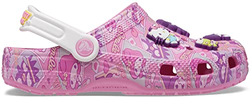 Crocs Unisex Classic Hello Kitty Clog, Pink, Numeric_8 US Men