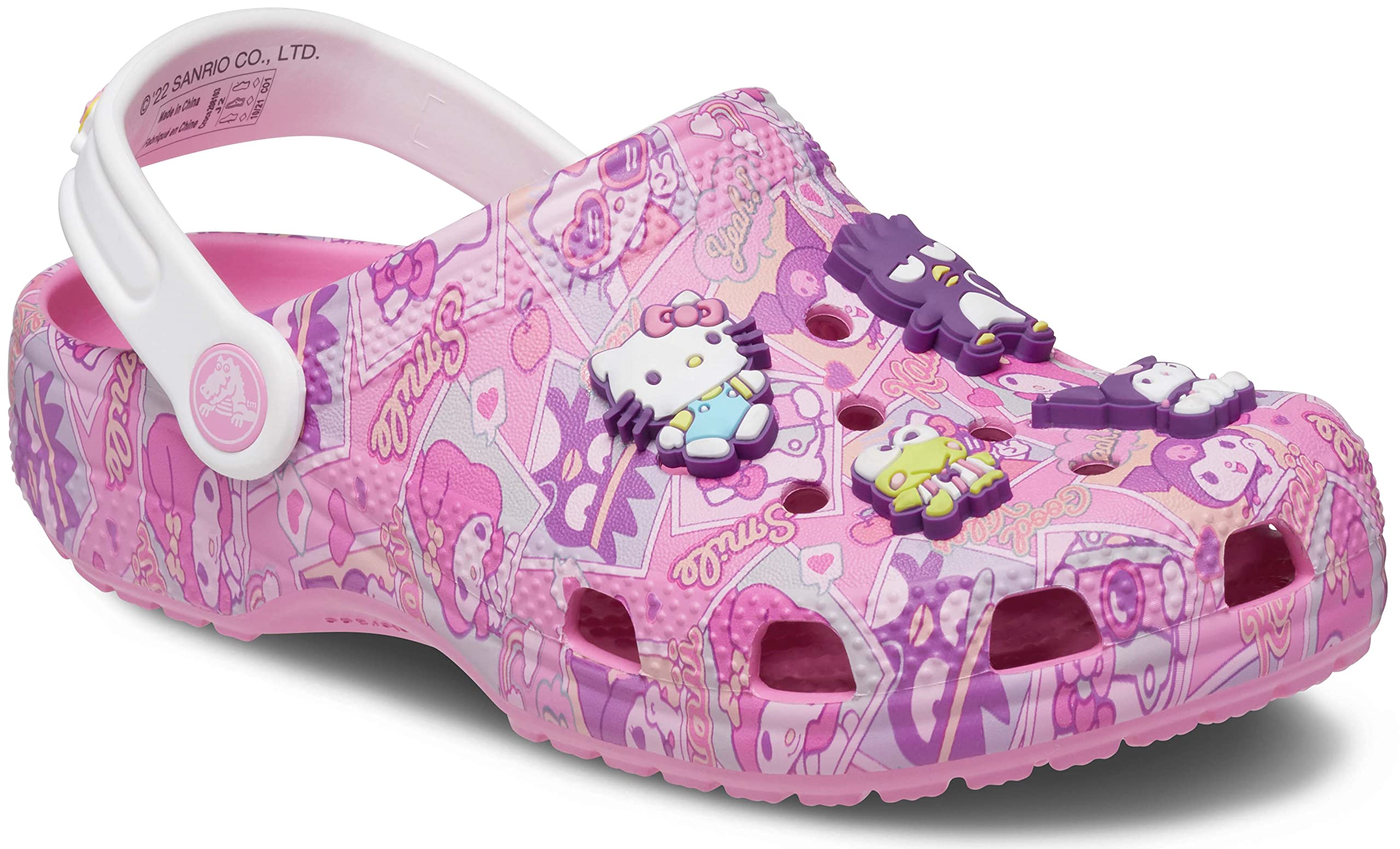 Crocs Unisex Classic Hello Kitty Clog, Pink, Numeric_8 US Men