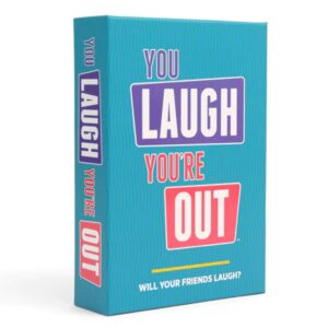 dss games you laugh you're out - the official family game where if you laugh, you lose. great for big groups & kids