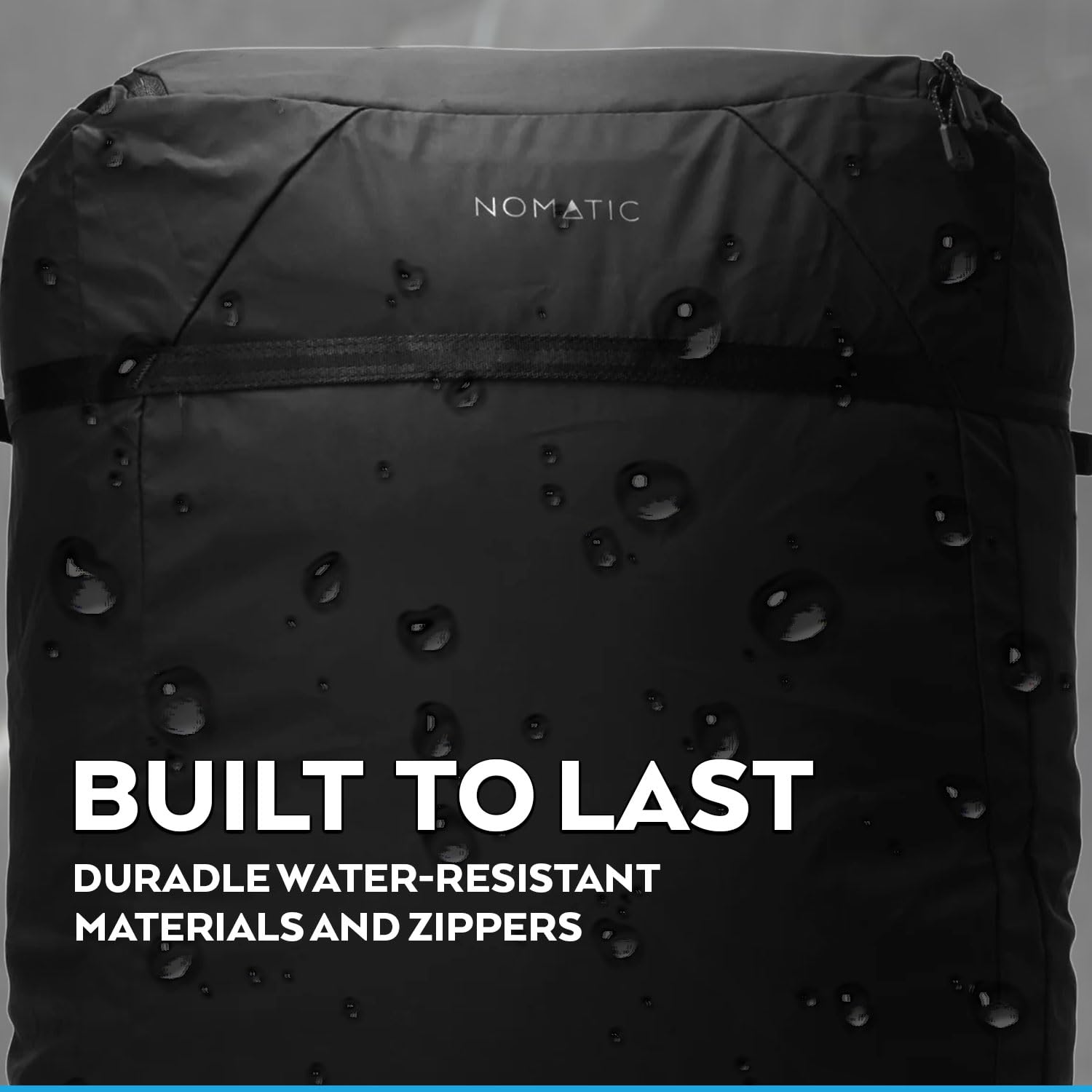 NOMATIC Navigator Collapsible Duffle Bag - 42L Travel Backpack for Men and Women - Weekender Bag - Black Backpack