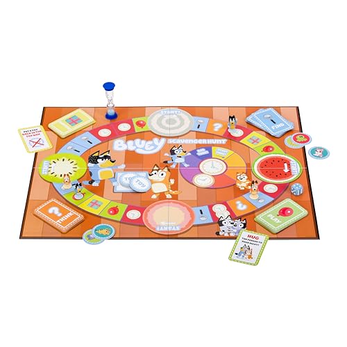 Bluey Scavenger Hunt Game. A Fun Board Game Full of Fun Activities to Perform, Things to Find and Questions to Answer