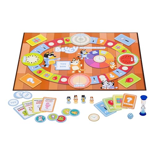 Bluey Scavenger Hunt Game. A Fun Board Game Full of Fun Activities to Perform, Things to Find and Questions to Answer