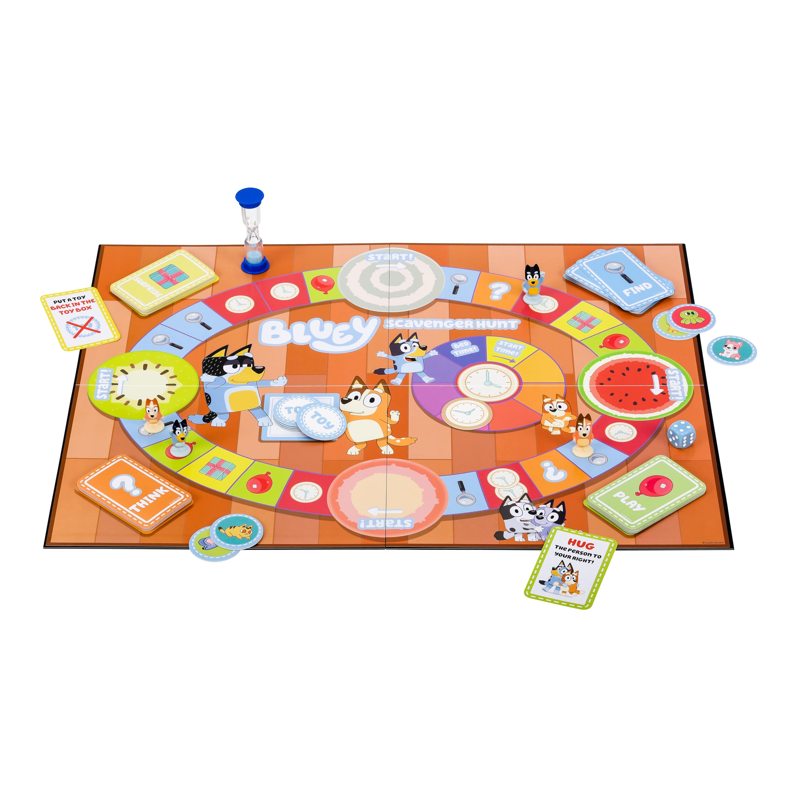 Bluey Scavenger Hunt Game. A Fun Board Game Full of Fun Activities to Perform, Things to Find and Questions to Answer