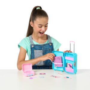 REAL LITTLES My Rainbow Collection, Roller Case, Fridge and Locker Desk Caddies in One Pack! Plus 57 Mini Toy Surprises! | Amazon Exclusive