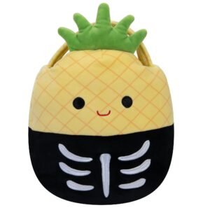 squishmallows original maui the skeleton pineapple treat pail - ultrasoft official jazwares plush treat pail