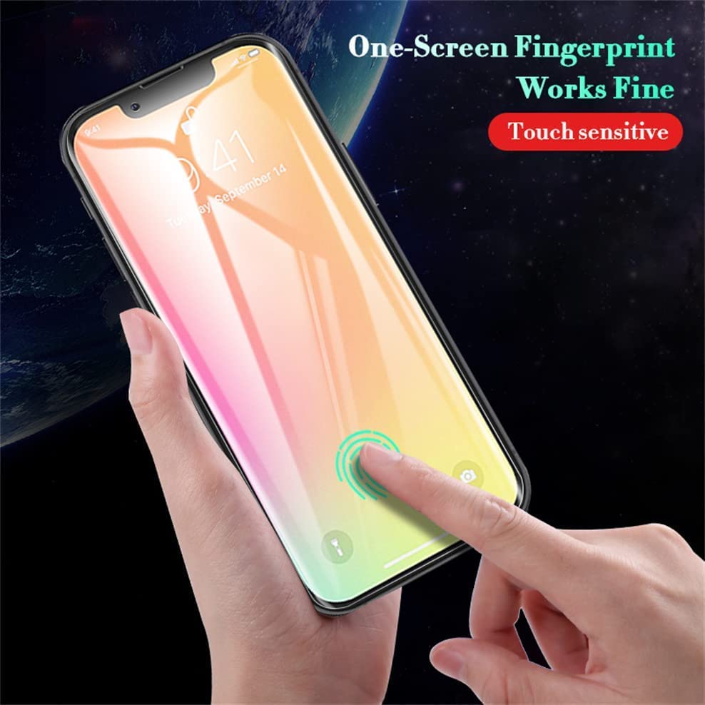 [2 Pack] Ultra High Definition Hydrogel Screen Protector for iPhone 13 Pro Max/iPhone 14 Plus, Upgraded High Sensitivity Non-breakable Flexible TPU Screen Protector [Bubble Free] (Non-Tempered Glass)