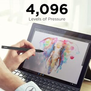 Lenovo Precision Pen 2 (Laptop) – USB-C Charging – Tilt Recognition – Pen is Only Compatible with Certain Devices, Iron Grey