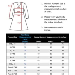 ladyline Rayon Chikhan Schiffli Embroidered Kurti for Womens Tunic Top Indian Kurta (L/White/42)