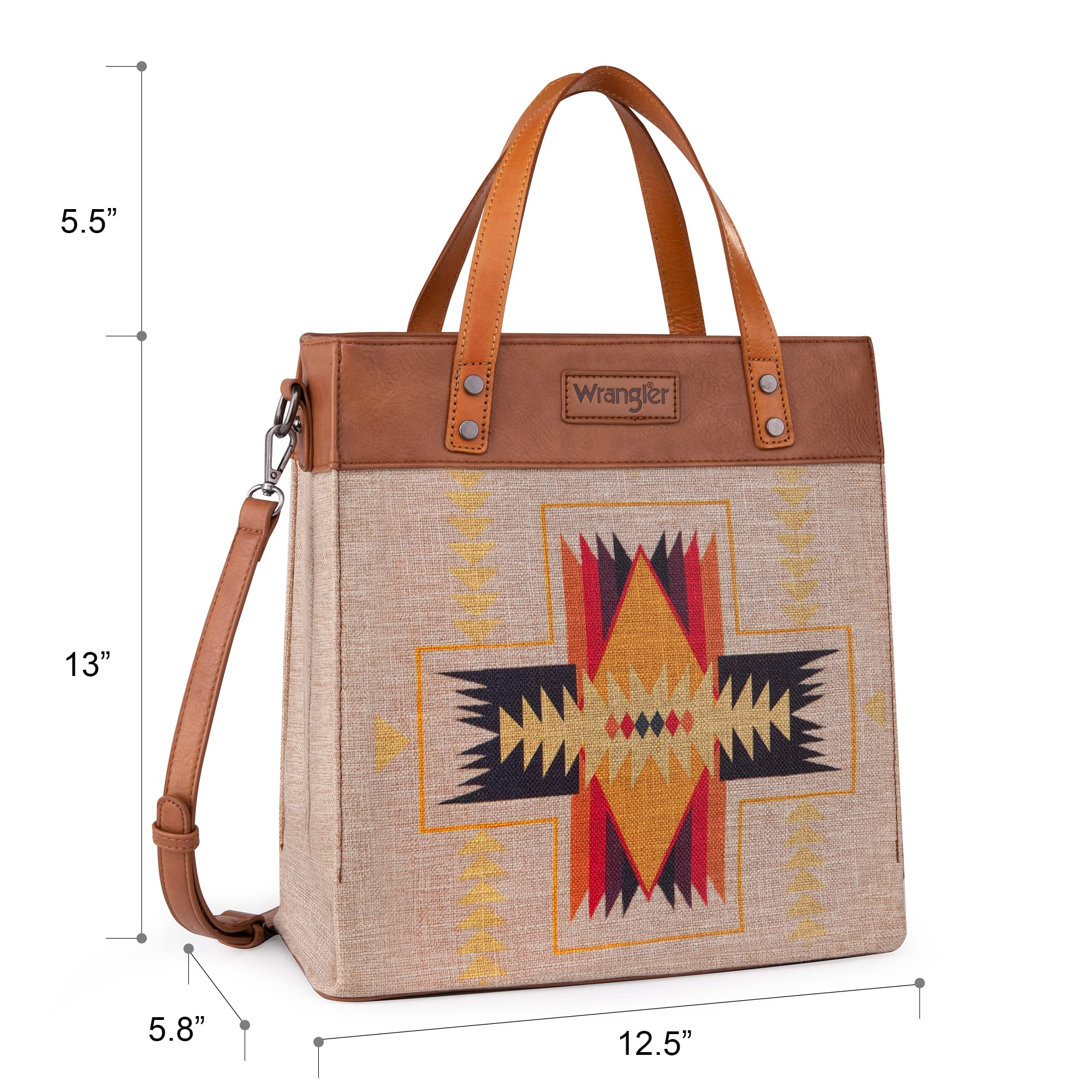 Montana West Wrangler Purses and Handbags for Women Tote Bag Vintage hand-woven Boho Aztec Bag Western Purses for Women WG54-8317AZ