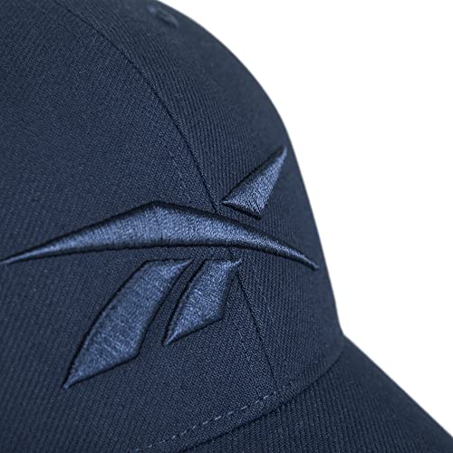 Reebok Medium Curved Brim with Breathable Design Classic Ballcap with Adjustable Snapback for Men and Women (One Size Fits Most), Batik Blue