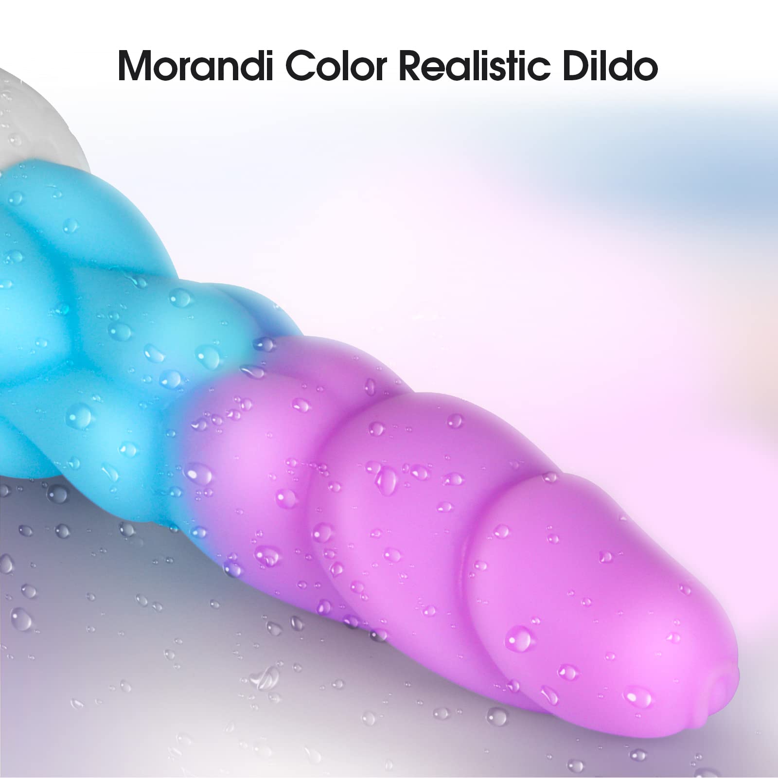 Realistic Monster Dildo for Women: 8.5" Big Huge Anal Dildo with Strong Suction Cup for Hands-Free Play, Liquid Silicone G Spot Dragon Dildo Prostate Massager Adult Sex Toys for Women, Men