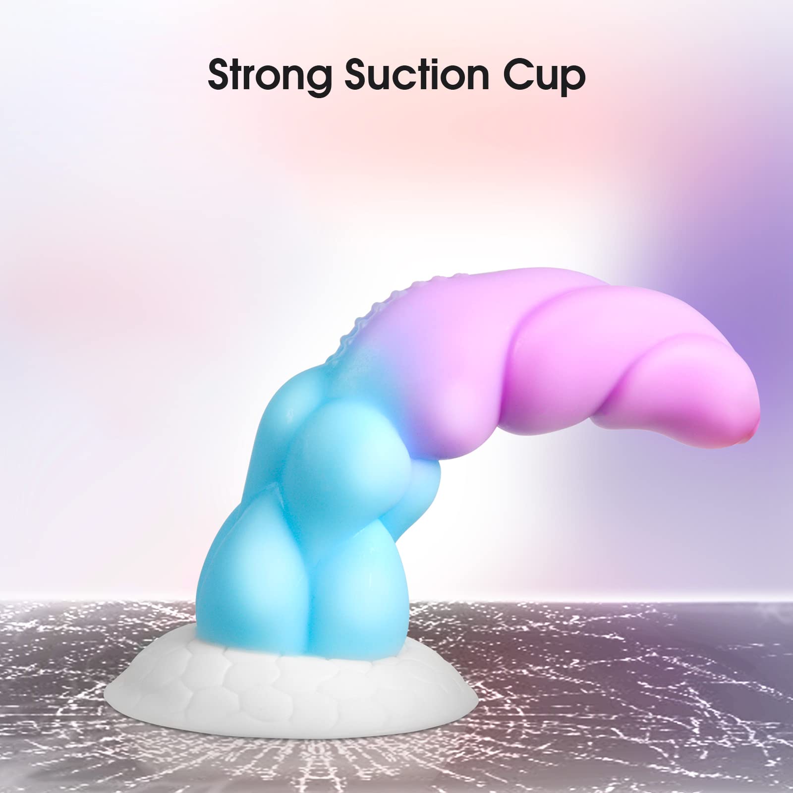 Realistic Monster Dildo for Women: 8.5" Big Huge Anal Dildo with Strong Suction Cup for Hands-Free Play, Liquid Silicone G Spot Dragon Dildo Prostate Massager Adult Sex Toys for Women, Men