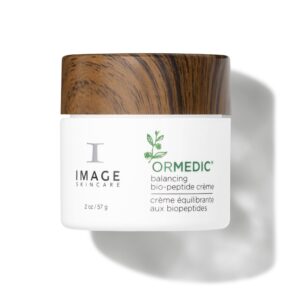 image skincare, ormedic biopeptide crème, balancing face moisturizer with shea butter, hyaluronic acid and organic plant oils, 2oz