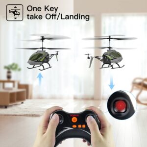 Cheerwing Remote Control Helicopter,SYMA S39H RC Helicopter with Altitude Hold and High & Low Speed Mode,2 Batteries,Big Size Aircraft for Adults Kids(Green)