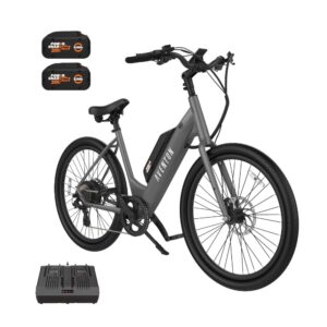 aventon 40v electric bike for adults powered by power share, fast ebikes for adults 20 mph, commuter bike with pedal assist – ceb860l