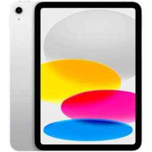 2022 apple ipad (10.9-inch, wi-fi + cellular, 64gb) - silver (renewed)