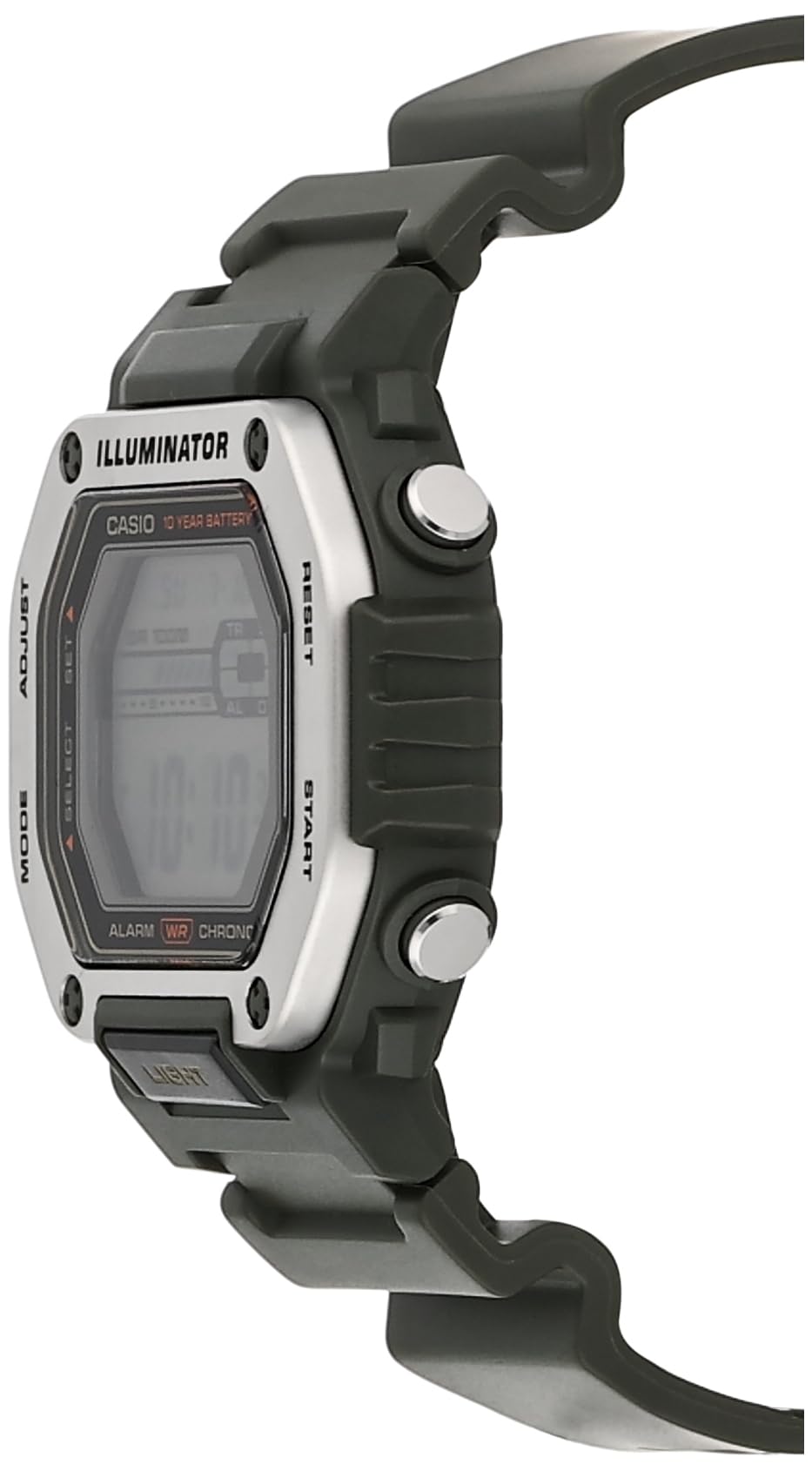 Casio LED Illuminator 10-Year Battery 1/100 Second Stop Watch | Daily Alarm Men's Watch MWD-110H-3AV